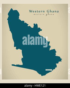 Western Region (Administrative divisions of Ghana, Republic of Ghana ...
