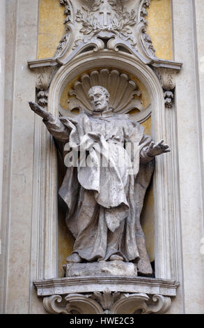Church of Saint Philip Neri, historic center of Perugia, Italy Stock ...