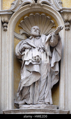 Statue of Saint Camillus de Lellis inside Saint Peter's basilica in the ...