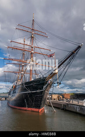 The 'Discovery', the ship in which Captain Scott made his South Polar ...