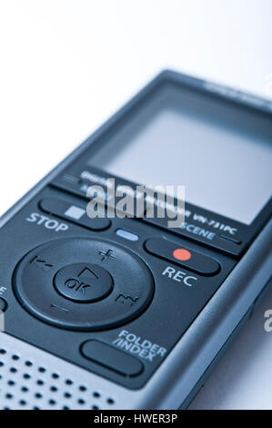 digital voice recorder isolated Stock Photo - Alamy