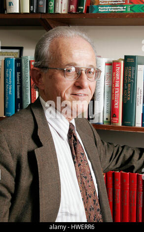 Dr. Robert Liberman at his office at UCLA in Los Angeles on March 15 ...