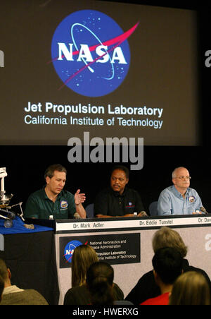 NASA Jet Propulsion Laboratory Researcher Morgan Cable speaks during ...