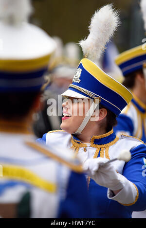 Mayobridge Band Irish marching band at the 2017 St. Patrick's Day ...