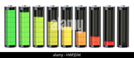 3D illustration of batteries Stock Photo - Alamy