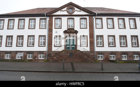 Moringen, Germany. 8th Mar, 2017. View of the newly designed entrance ...