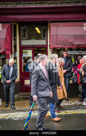 Clitheroe, UK. 21st Mar, 2017. Royal visit by HRH Prince Charles to ...