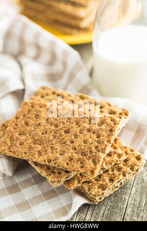Crispbread - fresh dietary food for health breakfast Stock Photo - Alamy