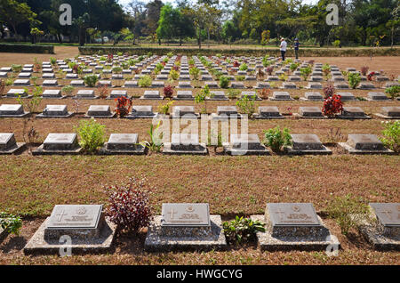 Thanbyuzayat Cemetery, Myanmar Stock Photo - Alamy