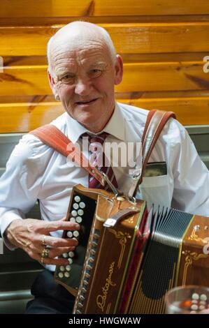 Patsy Dan Rodgers, The King of Tory Island, County Donegal, Ireland. He ...