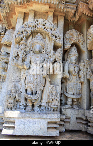 Statue at Hindu temple of Matsya avatar or fish incarnation is the ...