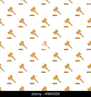 Judges gavel pattern, cartoon style Stock Vector Image & Art - Alamy