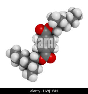 Dioctyl terephthalate (DOTP, DEHT) plasticizer molecule. Phthalate ...