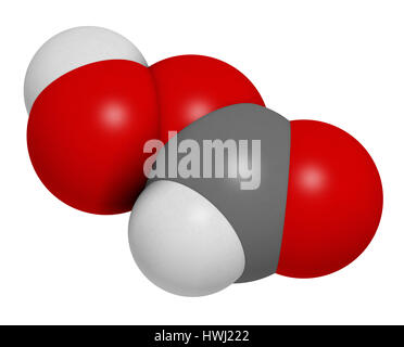 Performic acid (PFA) disinfectant molecule. Used as disinfectant and ...