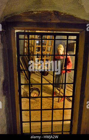 Foltermuseum, Burg, Loket, Tschechien Stock Photo - Alamy