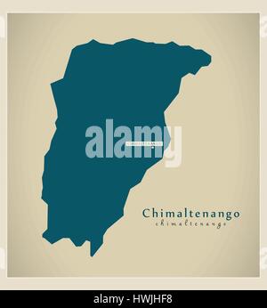 Map of Chimaltenango, a province of Guatemala Stock Vector Image & Art ...