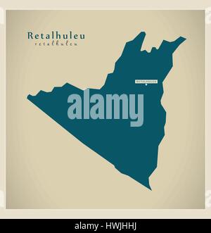 Map of Retalhuleu, a province of Guatemala Stock Vector Image & Art - Alamy