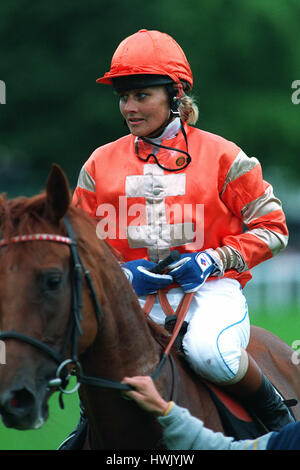 MAXINE COWDREY JOCKEY 27 July 1993 Stock Photo - Alamy