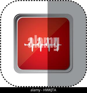 red heartbeat cardio vital sign Stock Vector Image & Art - Alamy