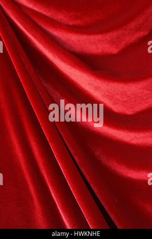 Red textile material velvet abstract textured background. Copy space ...
