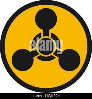 chemical weapon Warning sign. Hazard symbols Stock Vector Image & Art ...