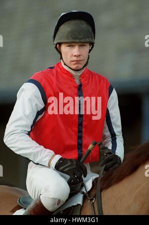 MICK FITZGERALD JOCKEY 26 March 1996 Stock Photo - Alamy