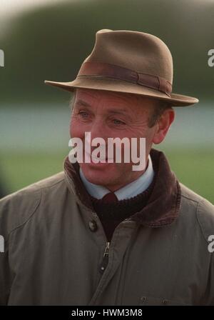 JOHN BRIDGER RACE HORSE TRAINER 29 August 1996 Stock Photo - Alamy