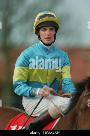 RICHARD HUGHES JOCKEY 19 April 1996 Stock Photo - Alamy