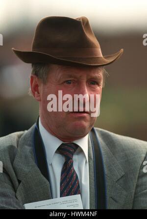 JACK BANKS RACE HORSE TRAINER 19 January 1995 Stock Photo - Alamy