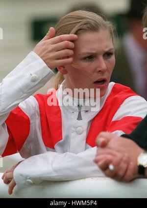 AIMEE COOK JOCKEY 25 June 1997 Stock Photo - Alamy