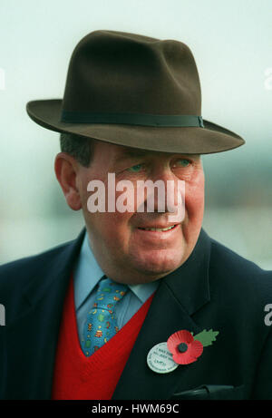 DAVID NICHOLSON RACE HORSE TRAINER 14 February 1997 Stock Photo - Alamy