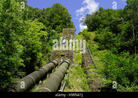 penstock water pipes in a hydroelectric power plant Stock Photo - Alamy