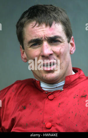 RICHARD GUEST JOCKEY DONCASTER RACECOURSE 26 January 2002 Stock Photo ...