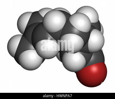 Citronellal citronella oil molecule. Used in insect repellents ...
