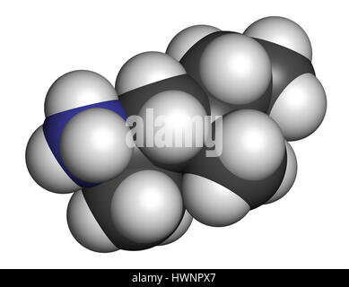 Methylhexanamine (1,3-dimethylamylamine, DMAA) stimulant drug, chemical ...