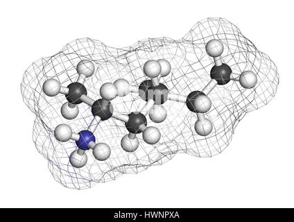 Methylhexanamine (1,3-dimethylamylamine, DMAA) stimulant drug, chemical ...