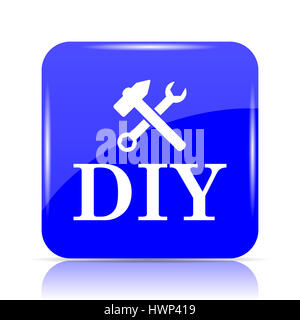 DIY icon. DIY website button on white background Stock Photo - Alamy