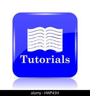 Tutorials icon. Tutorials website button on low poly background Stock ...