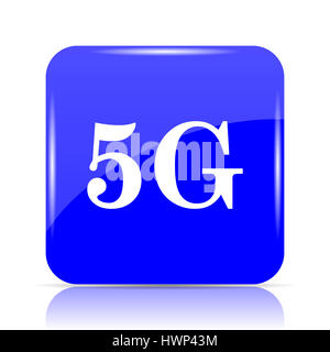 5G icon. 5G website button on white background Stock Photo - Alamy