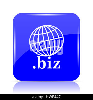 .biz icon. .biz website button on white background Stock Photo - Alamy