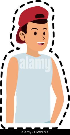 happy man icon image Stock Vector Image & Art - Alamy