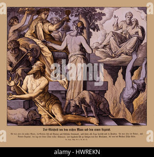 Parable of the Rich man and Lazarus. Gospel of Luke (Luke 16:19-31 ...