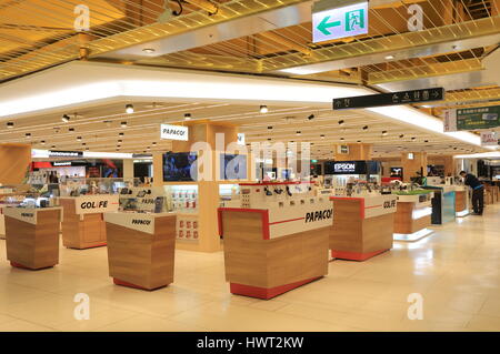 People visit Syntrend in Taipei Taiwan. Syntrend is a shopping mall ...