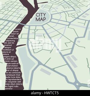 Vector city map perspective Stock Vector Image & Art - Alamy