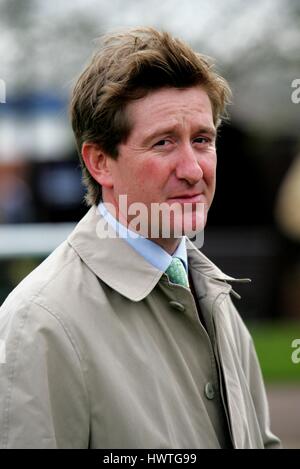 DAVID SIMCOCK RACE HORSE TRAINER ROWLEY MILE COURSE NEWMARKET ENGLAND ...