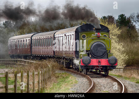 Smoke from steam train funnel Stock Photo: 103727079 - Alamy