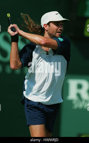 ANDRE AGASSI USA 21 March 1994 Stock Photo - Alamy
