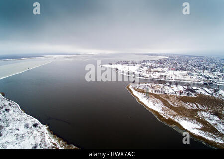 Aerial view of the Liepaja city in Latvia Stock Photo - Alamy