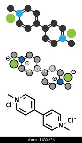 Paraquat herbicide molecule Skeletal formula Stock Vector Image & Art ...