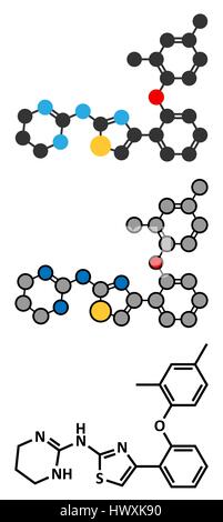 Abafungin antifungal drug molecule. Skeletal formula Stock Vector Image ...